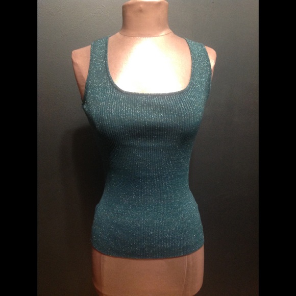 Belldini | Tops | Metallic Tank Sweater | Poshmark